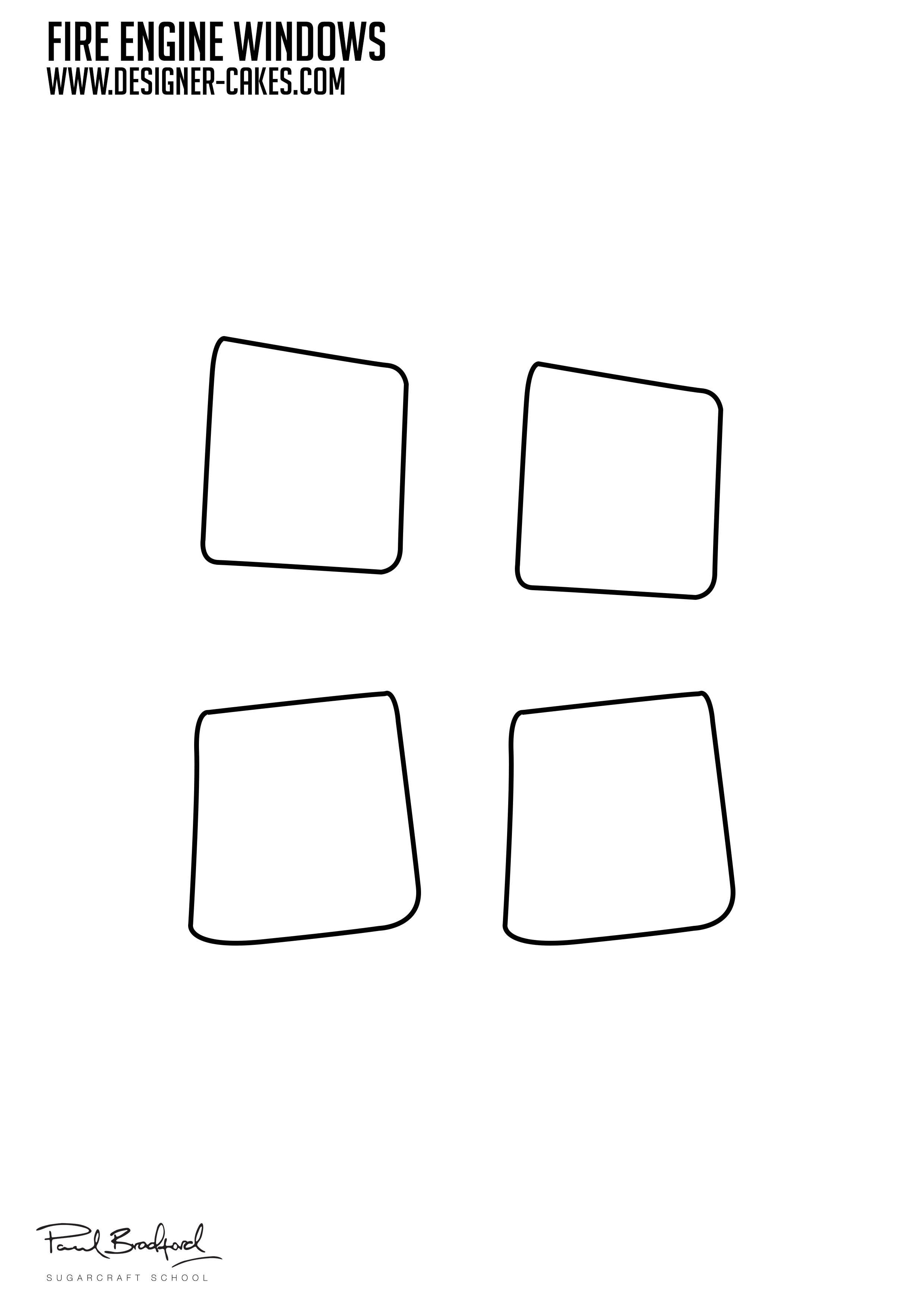 Fire Engine Windows - CakeFlix