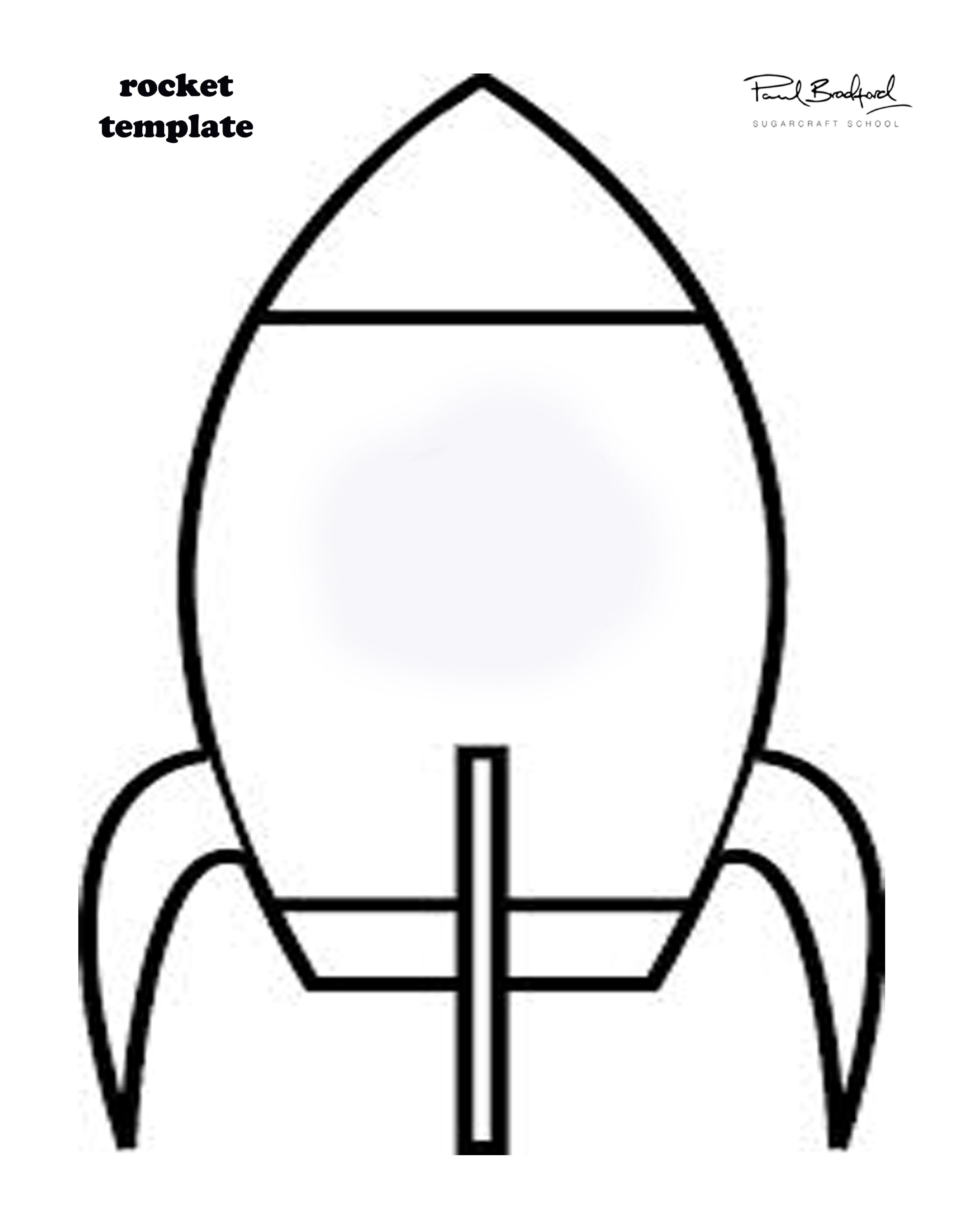 Blank Rocket Template