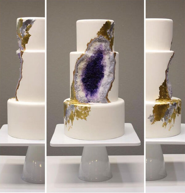 Trending: Are Geode wedding cakes the next big thing? - CakeFlix